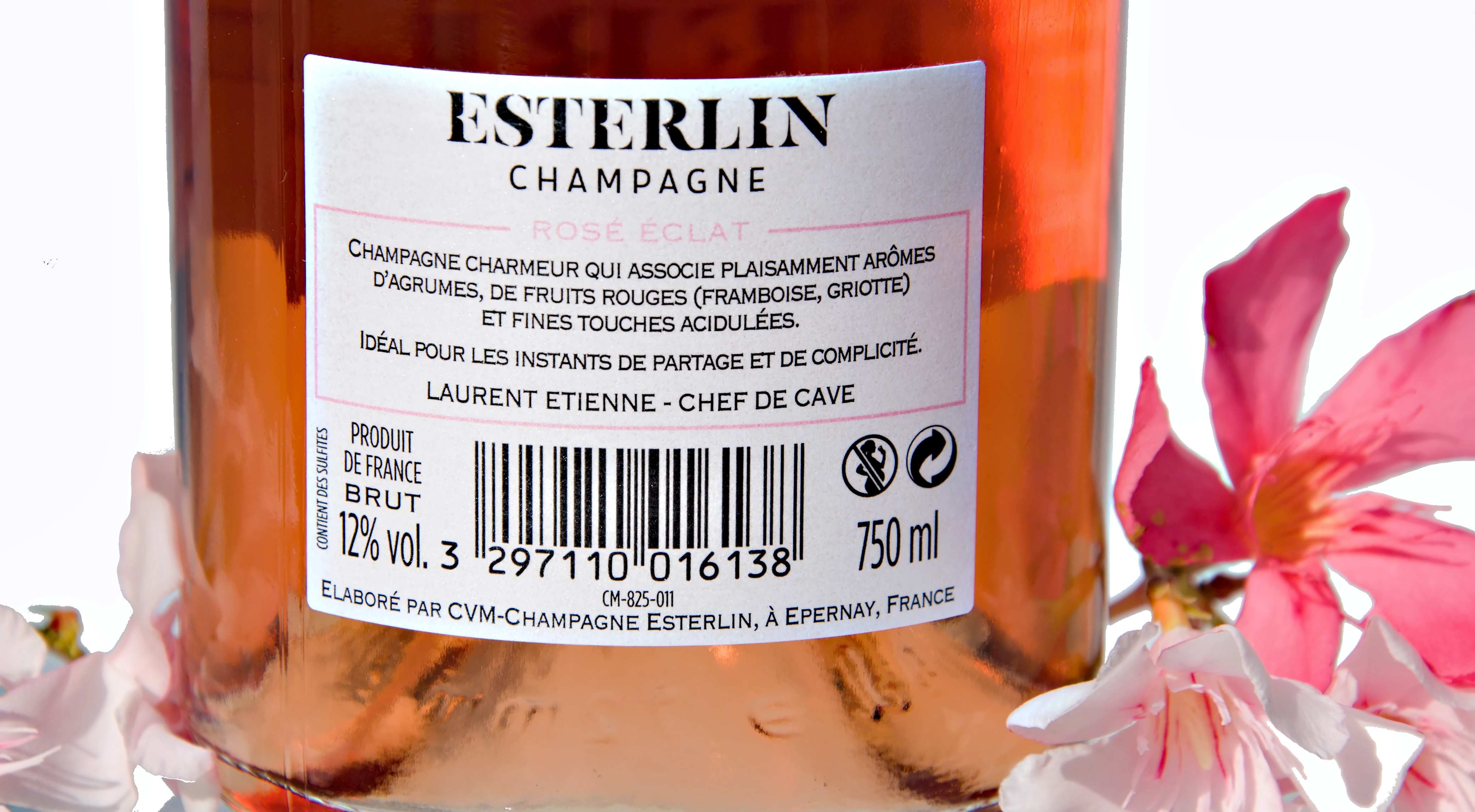 Champagne Ésterlin Rosé Éclat, 0,75 l 12% vol. alc. | Luxury Drinks
