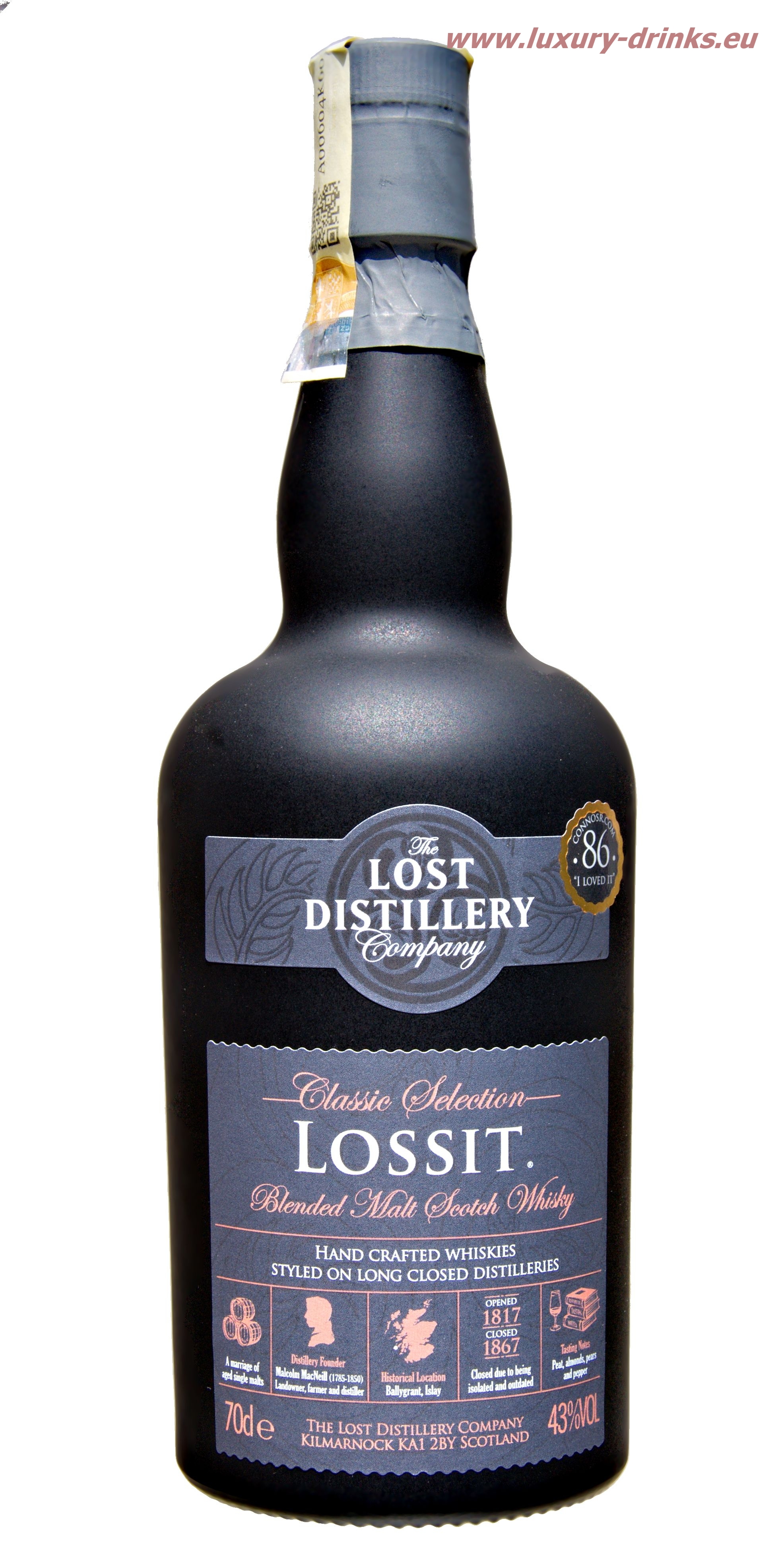 Lost Distillery Lossit Classic, 43% Vol., 0,7l | Luxury Drinks