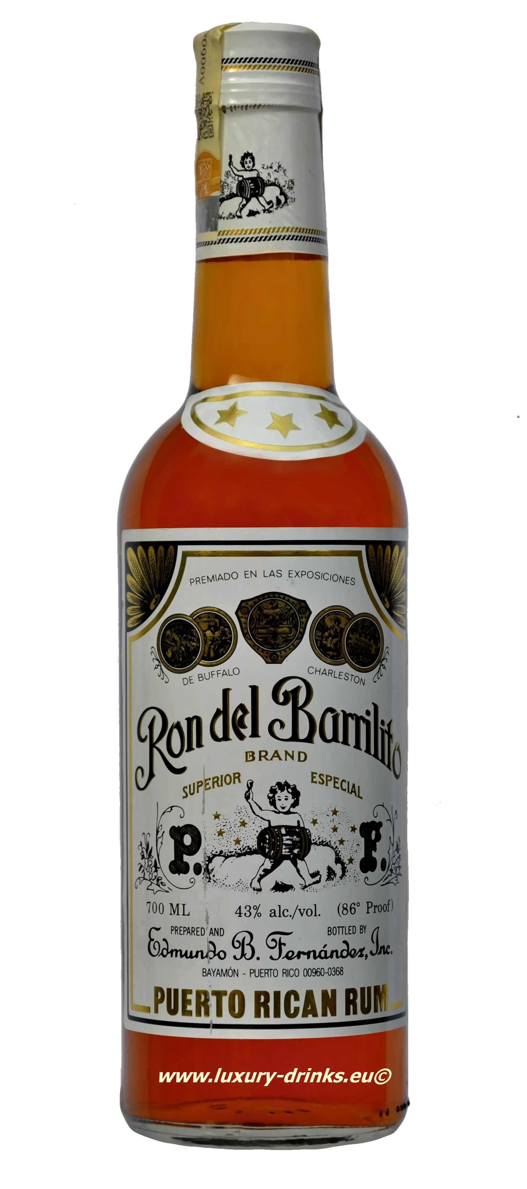 Ron del Barrilito *** , 43% Vol., 0,7l | Luxury Drinks