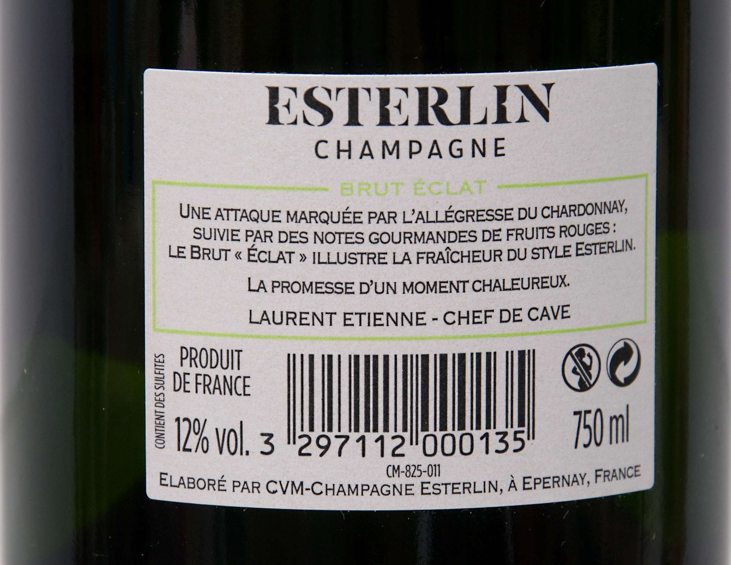 Champagne Ésterlin Brut Éclat, 0,75l 12% vol.alc. | Luxury Drinks