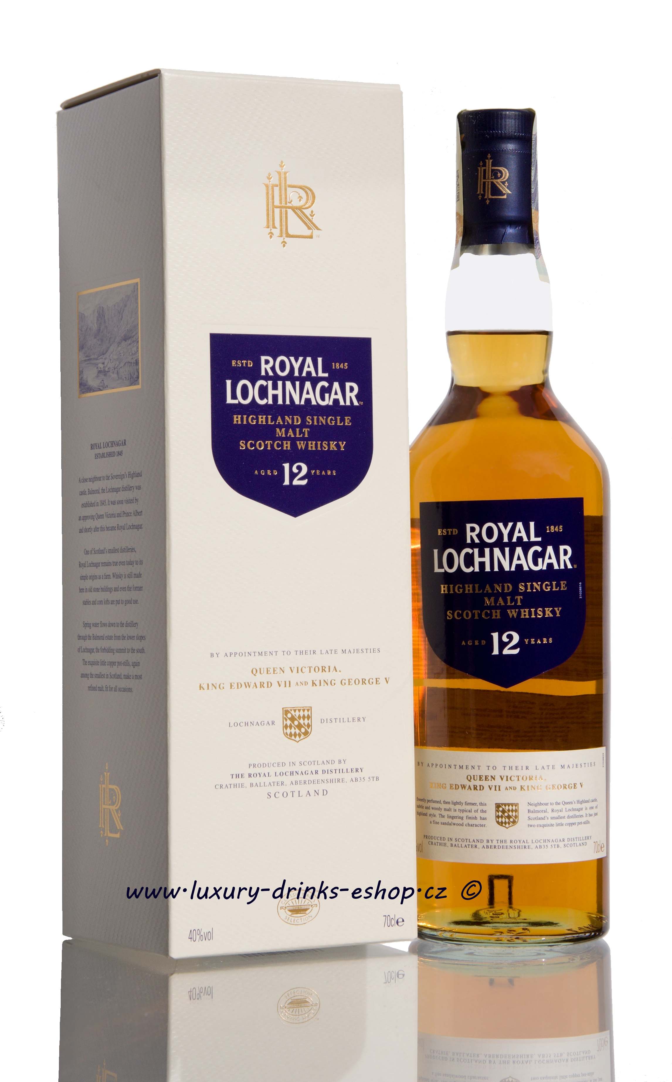 Royal Lochnagar 12 y.o. + GB, 40% Vol., 0,7l | Luxury Drinks