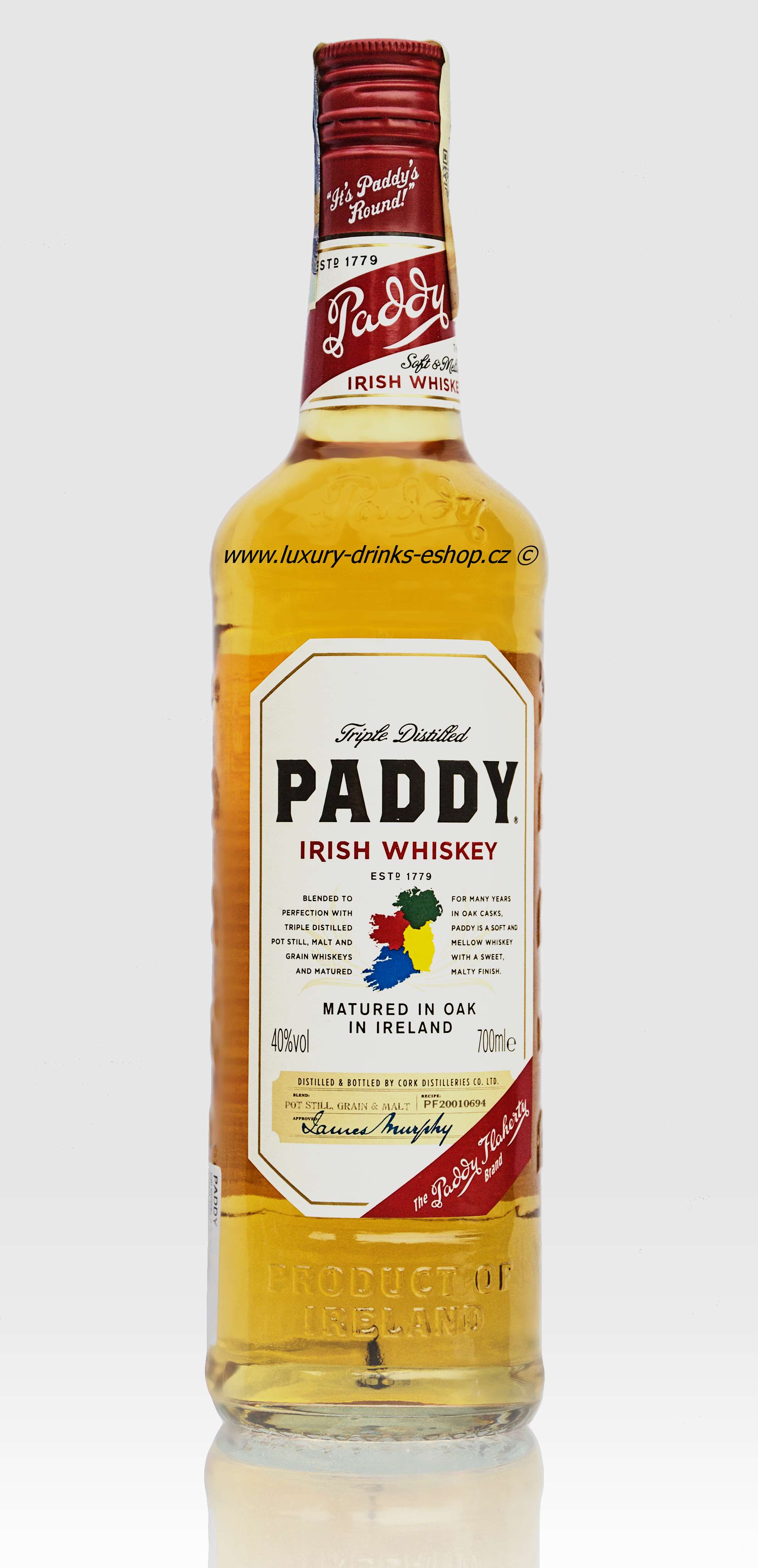 Paddy Whisky, 40% Vol., 0,7l | Luxury Drinks