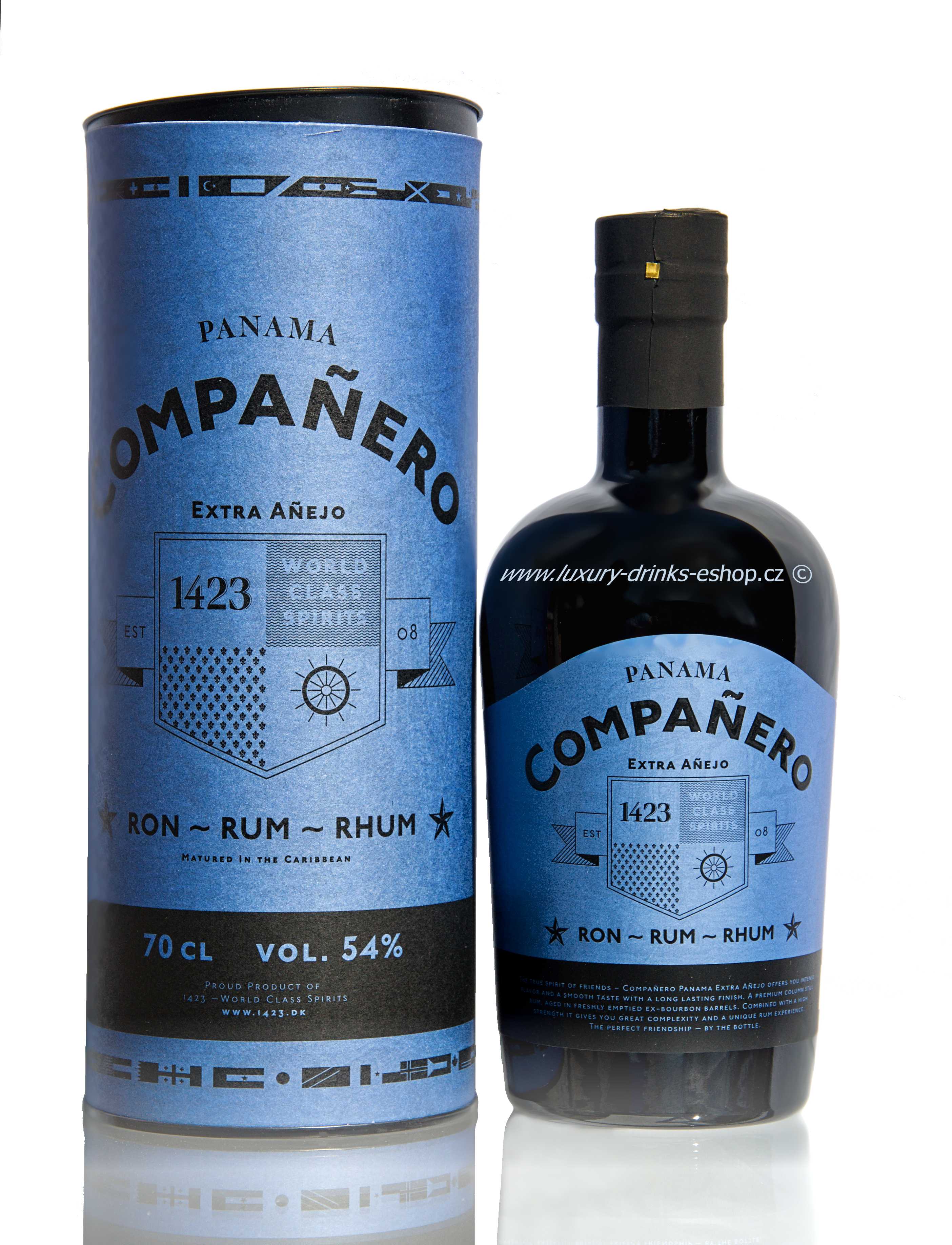 Companero Extra Anejo + GB, 54% Vol., 0,7l | Luxury Drinks