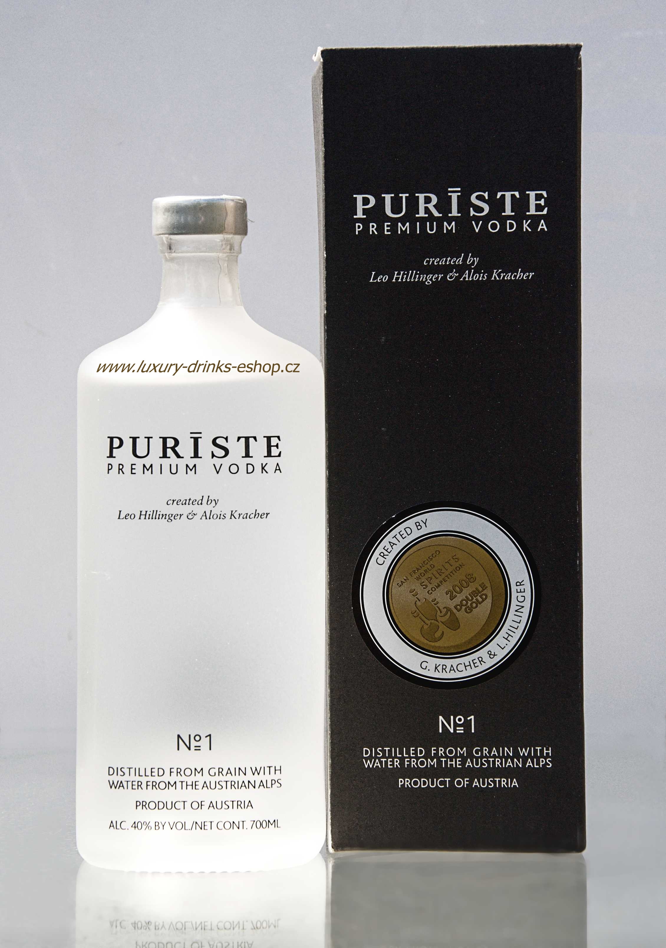 Puriste vodka, 40% Vol., 0,7l | Luxury Drinks
