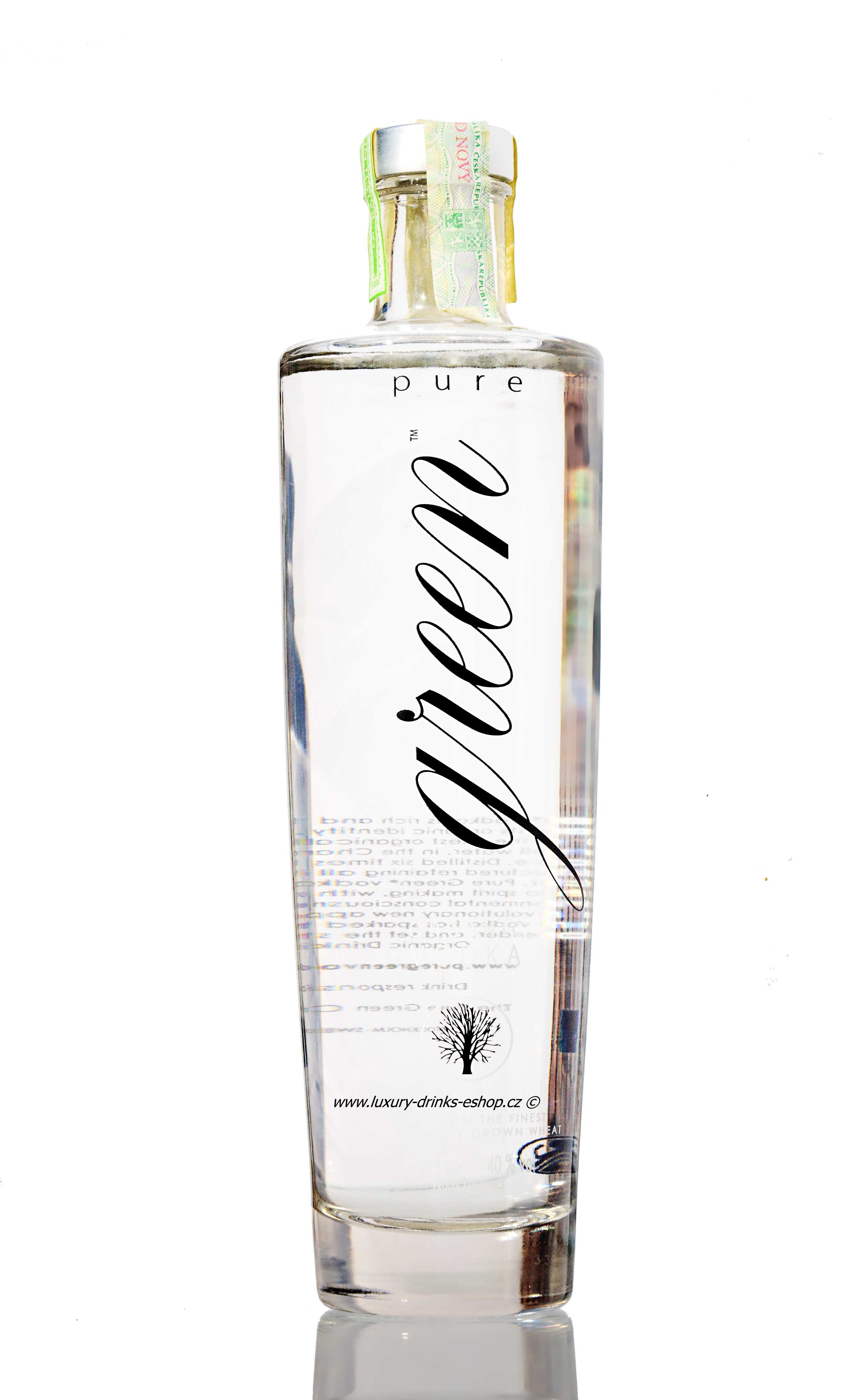 Pure Green Vodka, 40% Vol., 0,7l | Luxury Drinks