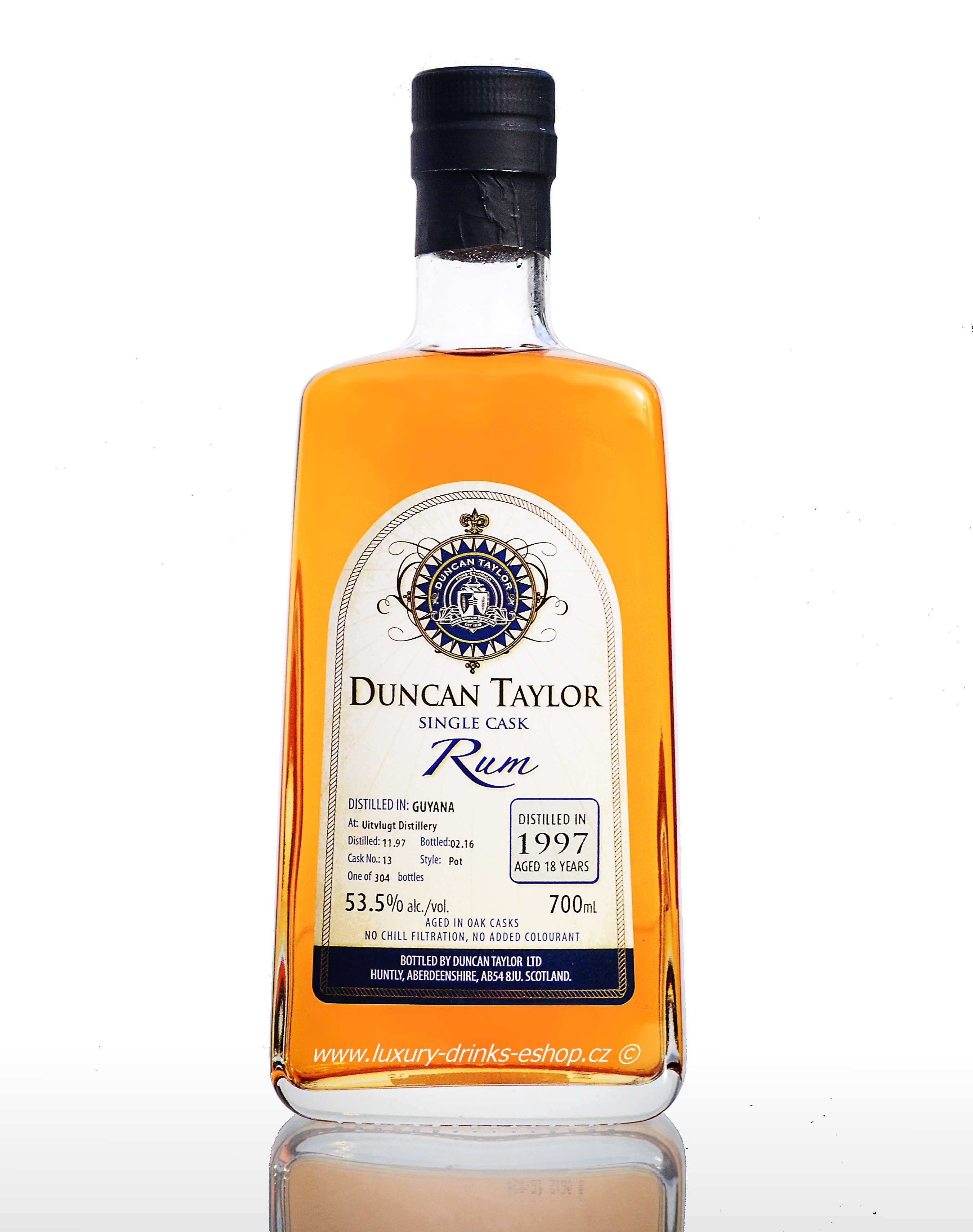Duncan Taylor Rum, Uitvlugt 1997, 18 y.o., 53,5% Vol., 0,7l | Luxury ...